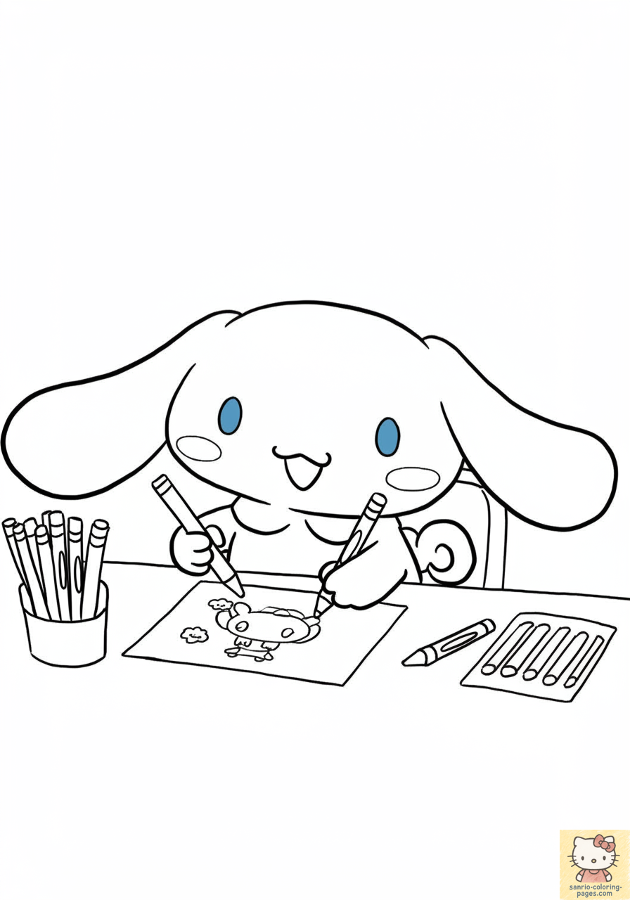 Cinnamoroll Coloring Pages - sanrio-coloring-pages.com