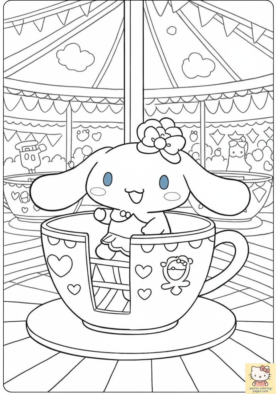 Cinnamoroll Coloring Pages - sanrio-coloring-pages.com