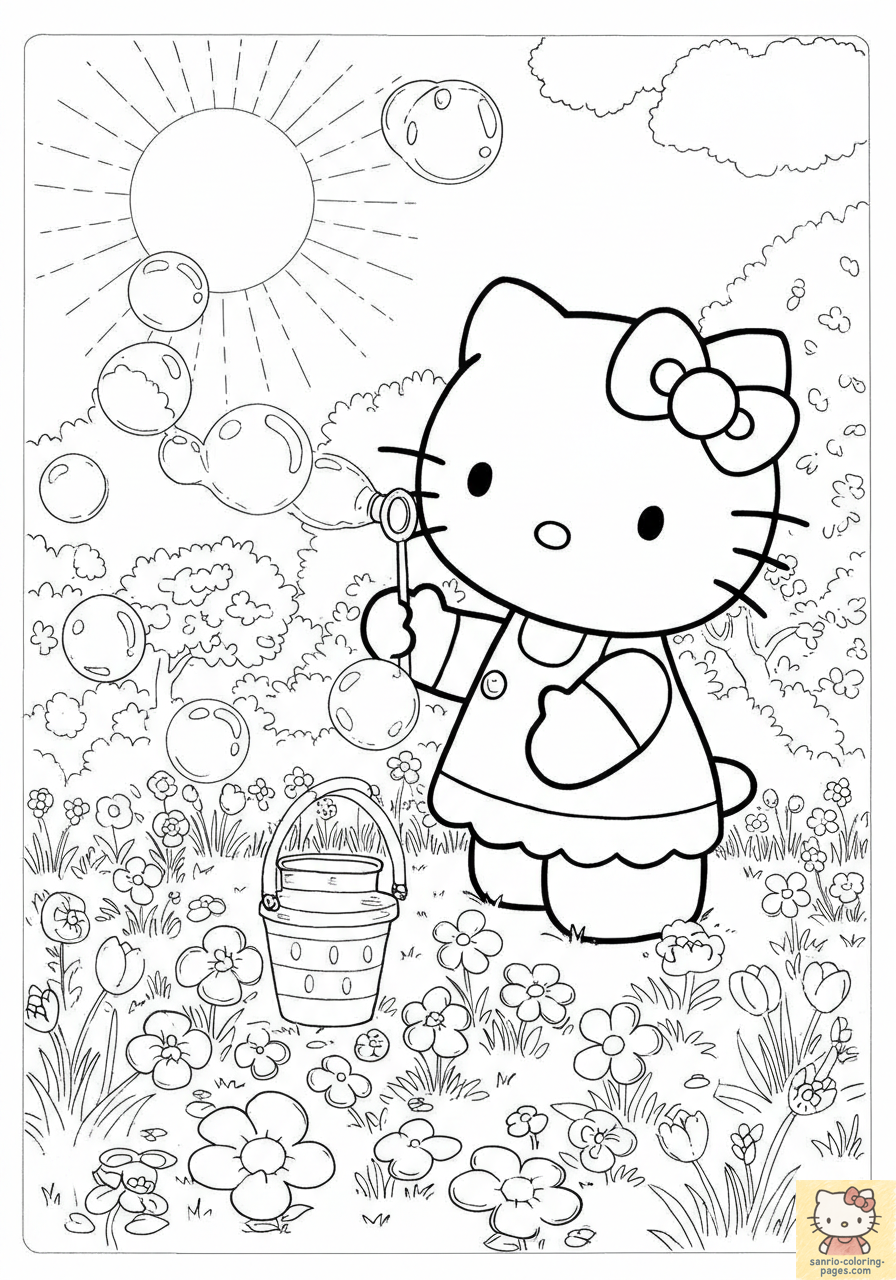 Sanrio Coloring Pages Free Printable - sanrio-coloring-pages.com