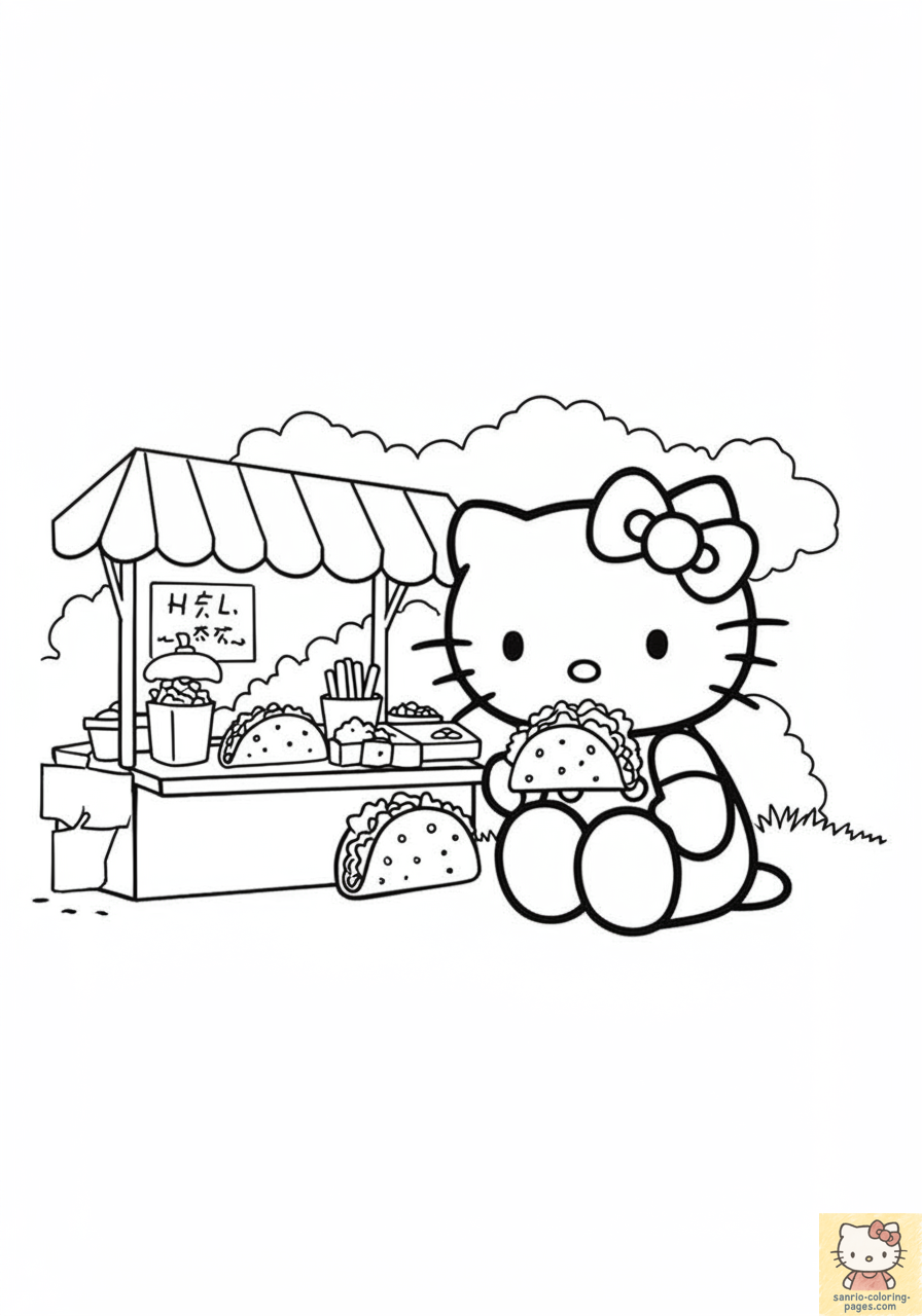 Sanrio Coloring Pages Free Printable - sanrio-coloring-pages.com